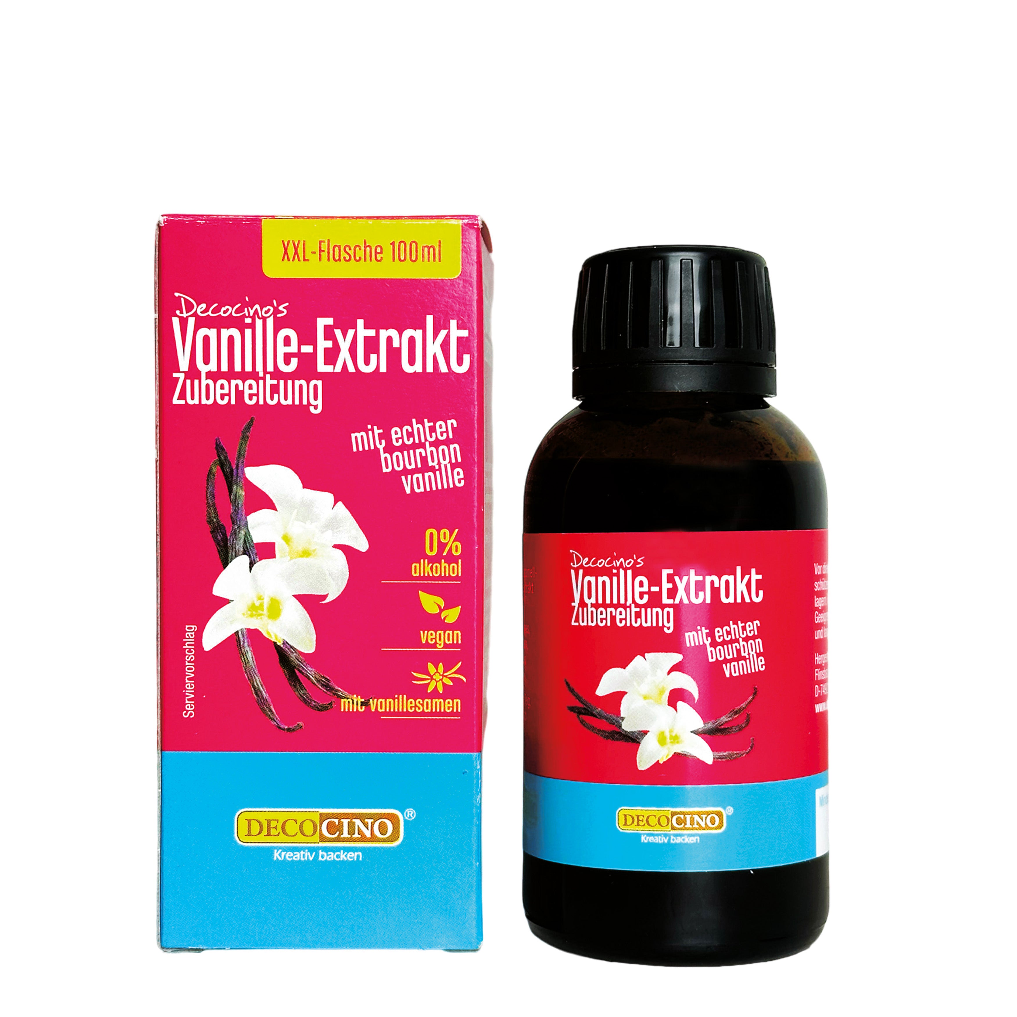 Vanille-Extrakt (100ml), Vanilleextrakt, intensiver Vanillegeschmack