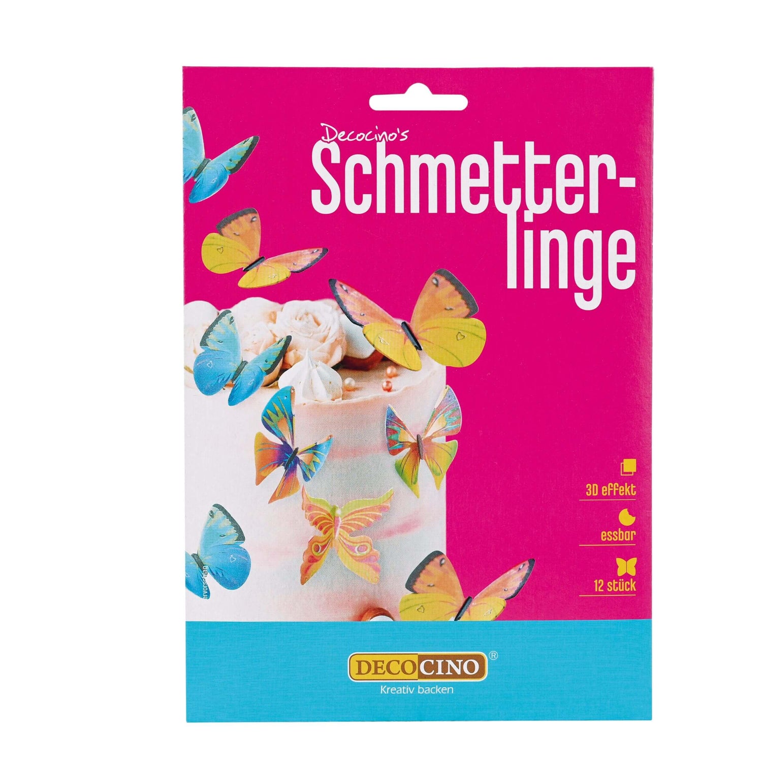 Esspapier Schmetterlinge aus Oblaten, essbare Schmetterlinge, Backdeko