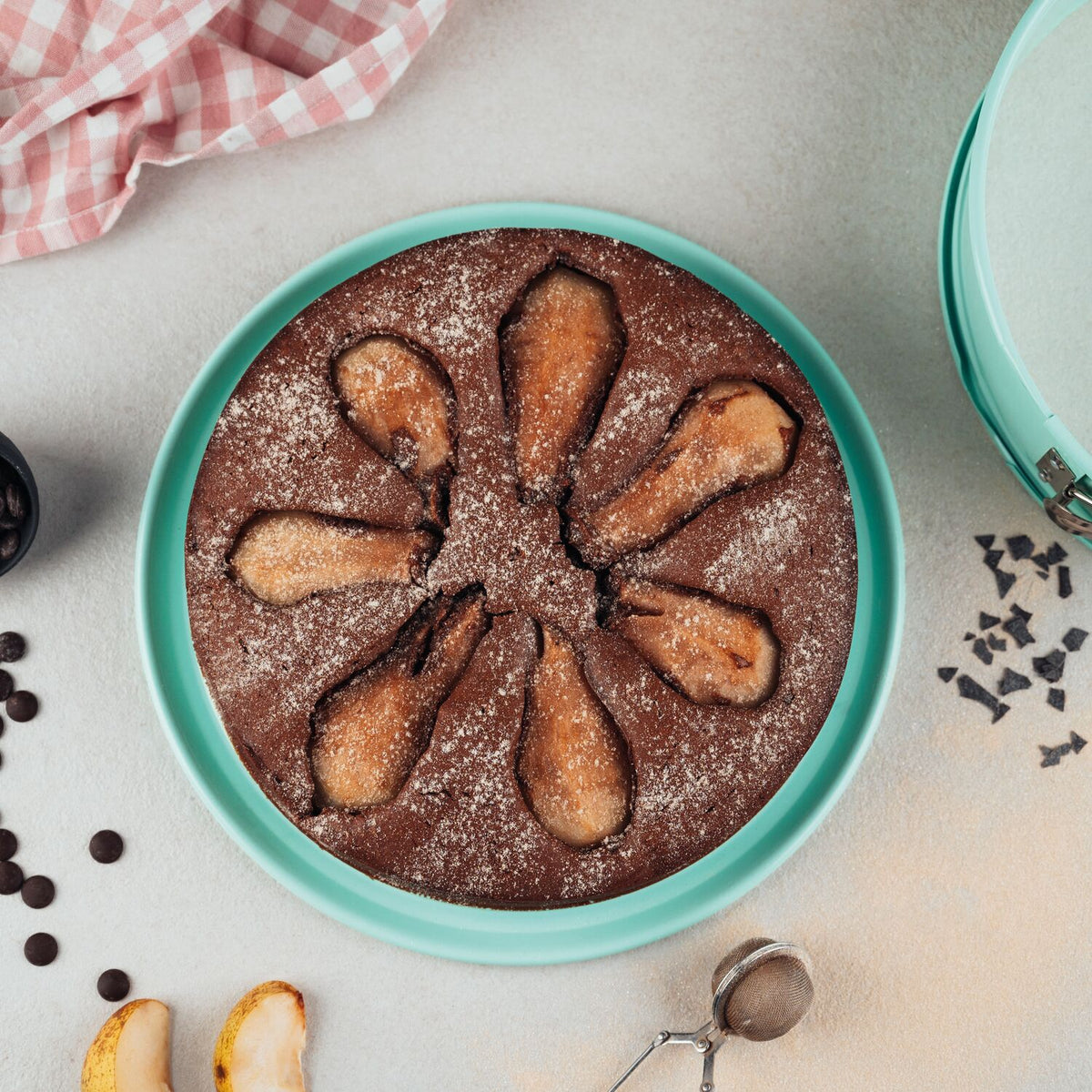 Springform (Ø 26cm) Backform mit Antihaftbeschichtung in Mintgrün