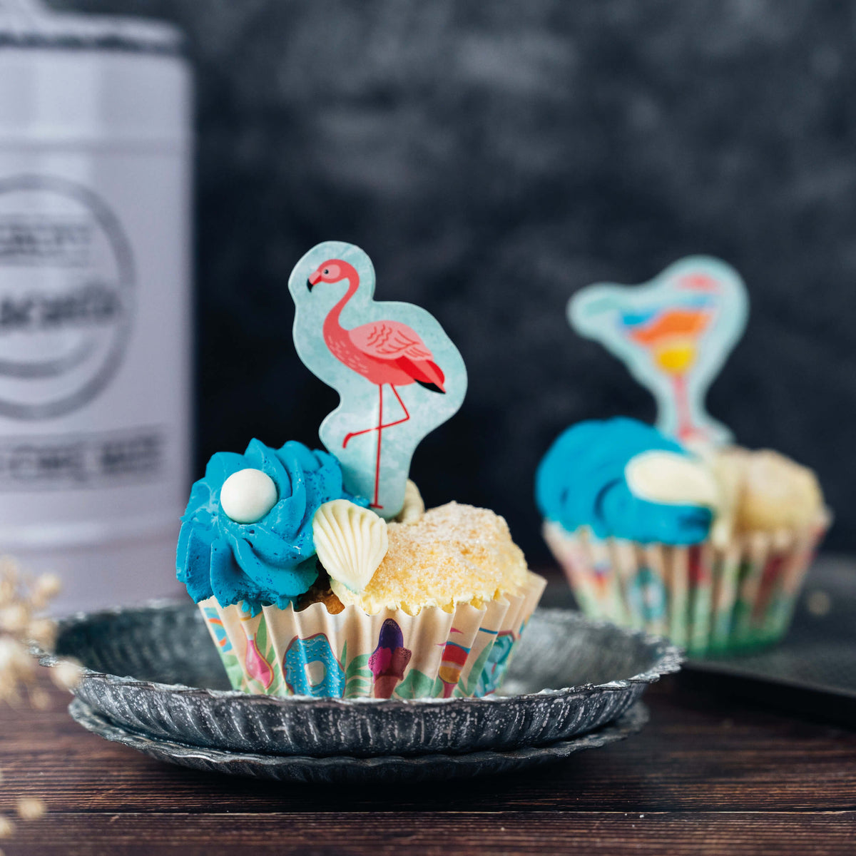 Muffin-Set Beach Party (48-tlg.), Muffinförmchen mit Deko für Muffins ...